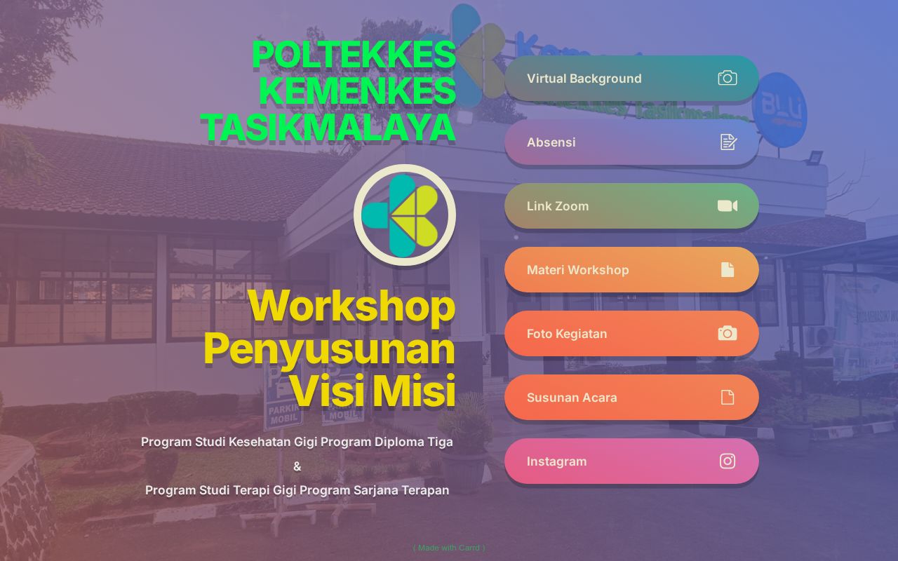 Workshop Penyusunan Visi Misi